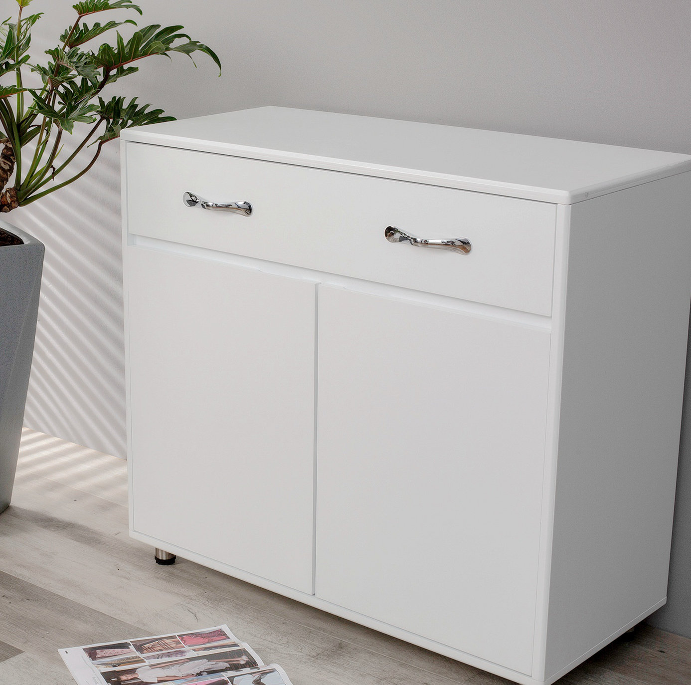 Ebern Designs Rigo 2 - Door Accent Cabinet Side one, Brown Cabinet Bed ...