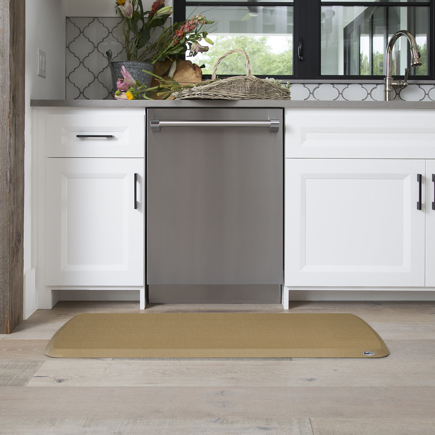GelPro Linen Elite Premier Comfort Kitchen Mat & Reviews | Wayfair