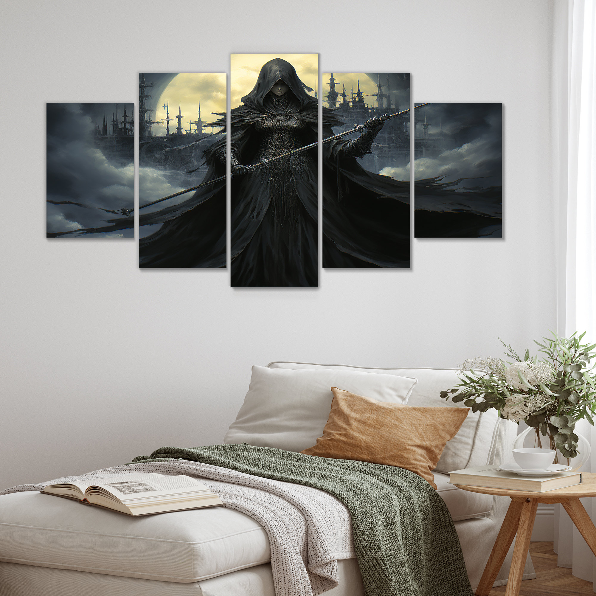 Alcott Hill Enchanting Charcoal Witches I - Witches Multipanel Wall Art ...