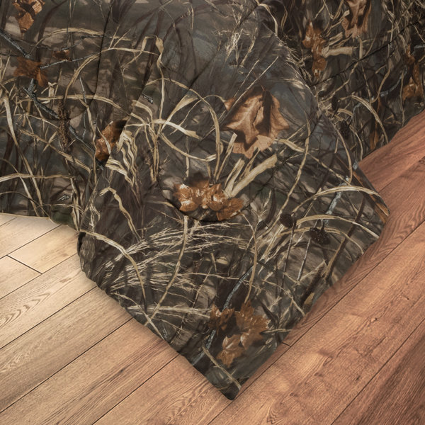Realtree Max 4 Camo Comforter Set Polycotton Rustic Farmhouse Bedding ...