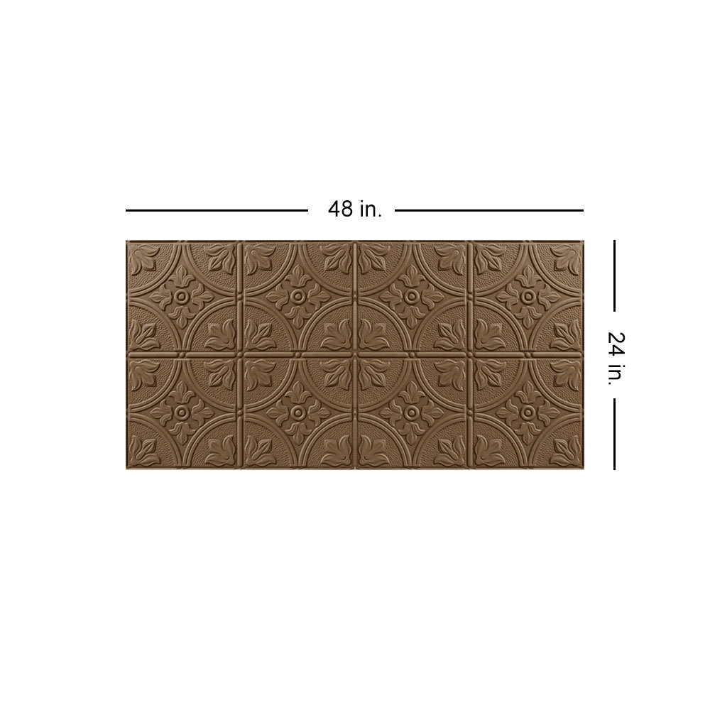 FromPlainToBeautifulInHours Boston 2ft. x 4ft. Glue-Up PVC Lite Ceiling ...
