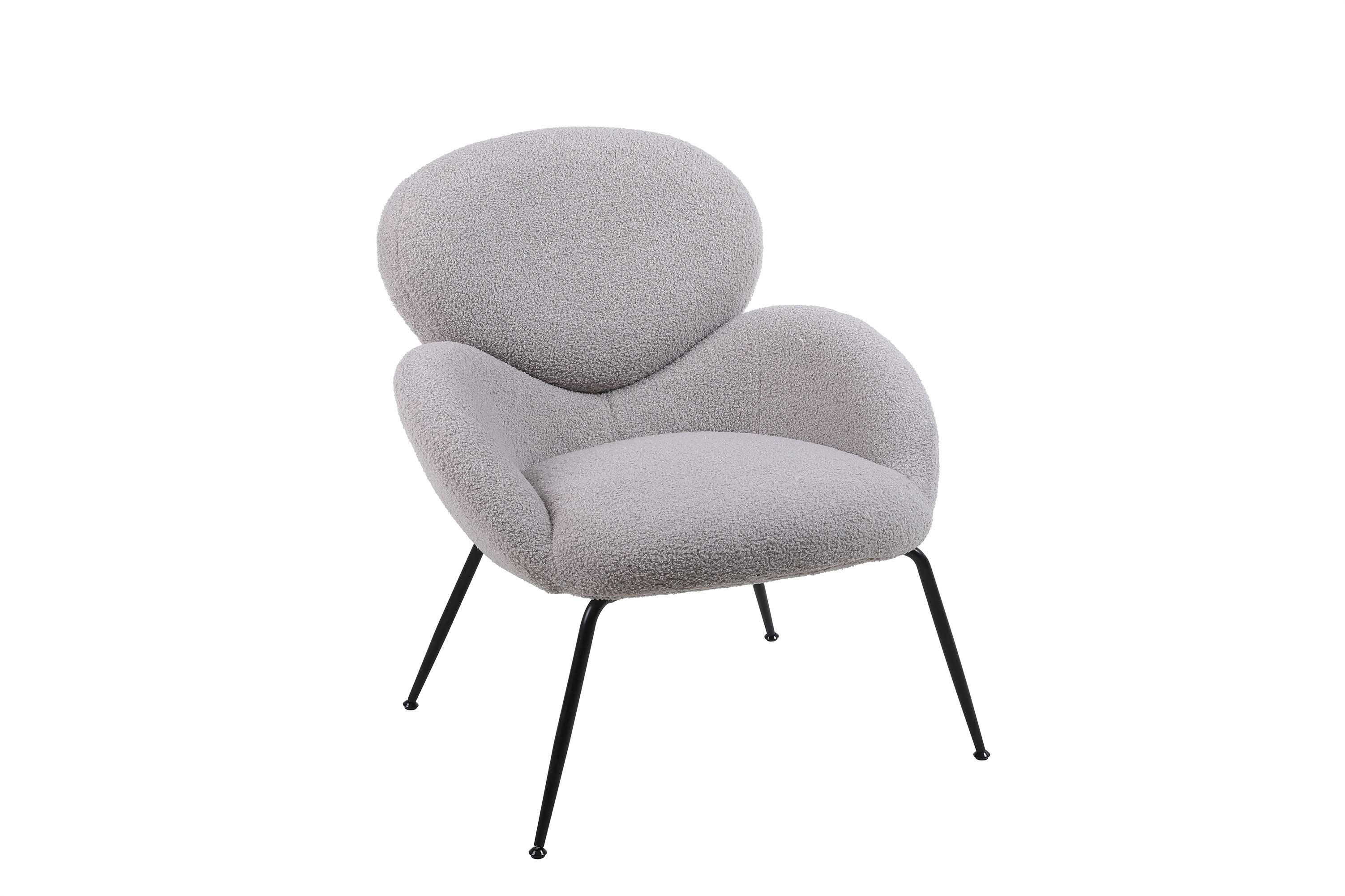 George Oliver Modern Sherpa Chairs Accent Armchairs For Living Dining ...
