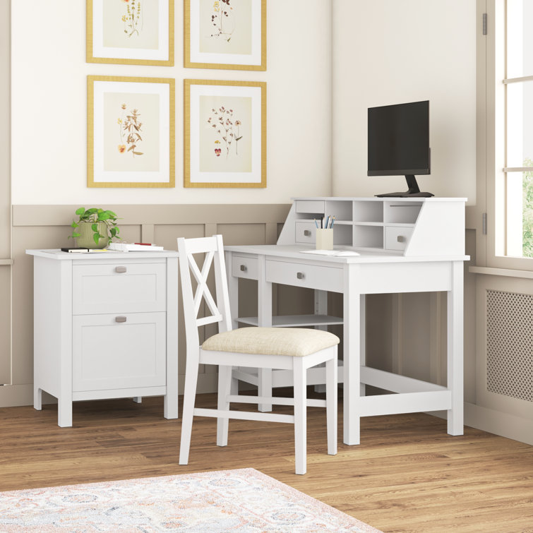 Lark Manor Aliyat Computer Desk & Reviews | Wayfair