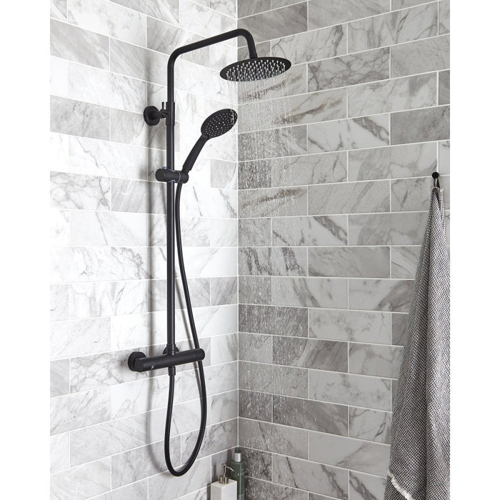 K-Vit Kartell Thermostatic Shower with Dual Shower Head | Wayfair.co.uk