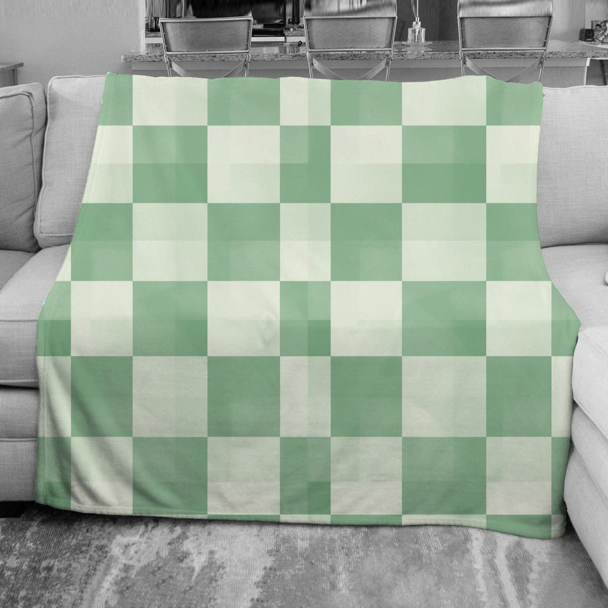 VisionDecor Checkered Fleece Blanket | Wayfair