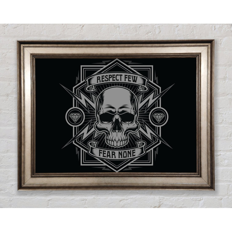 Bright Star Respect Few Fear None - Single Picture Frame Print ...