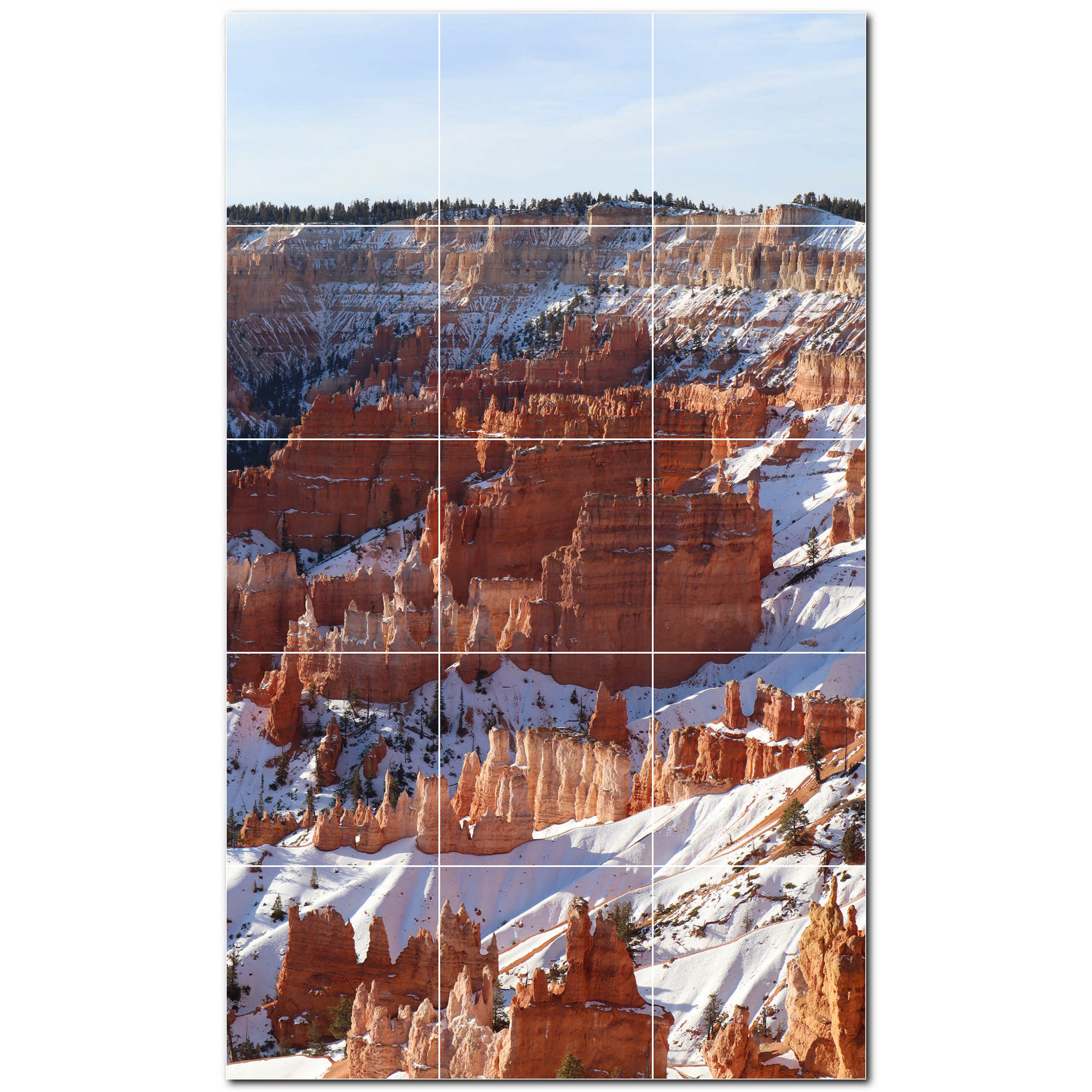 Picture-Tiles.com Canyon Photo 6'' x 6'' Satin Ceramic Decorative Mural ...