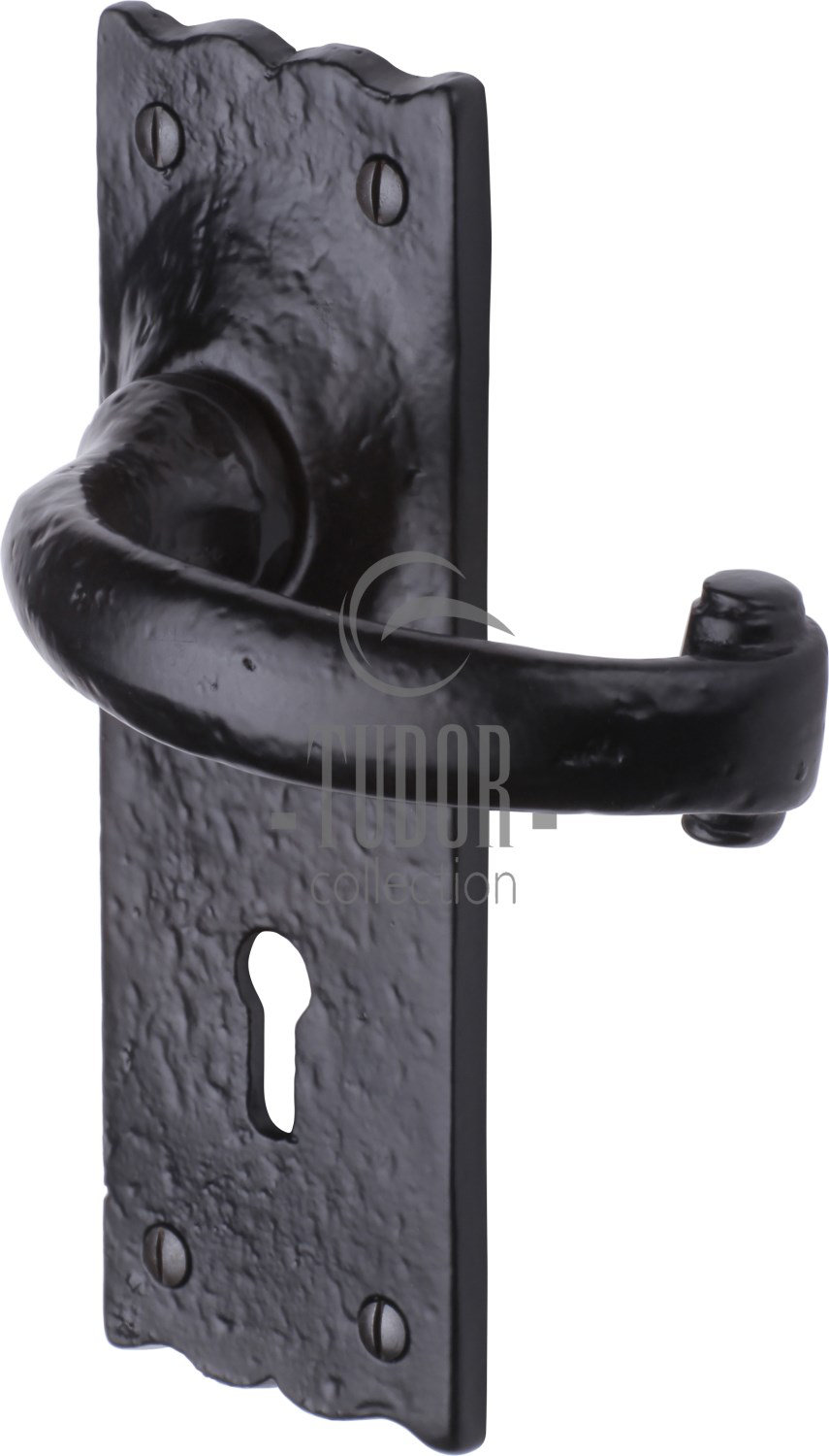 Heritage Brass The Tudor Door Handle Lever Lock Colonial Design ...