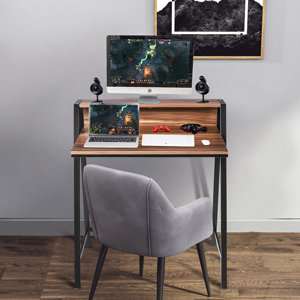 17 Stories Julio 2 Tier Computer Desk & Reviews | Wayfair