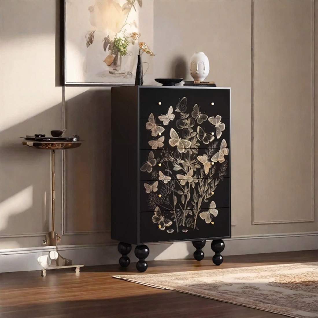 interanest 5-Drawer Wooden Storage Cabinet | Wayfair