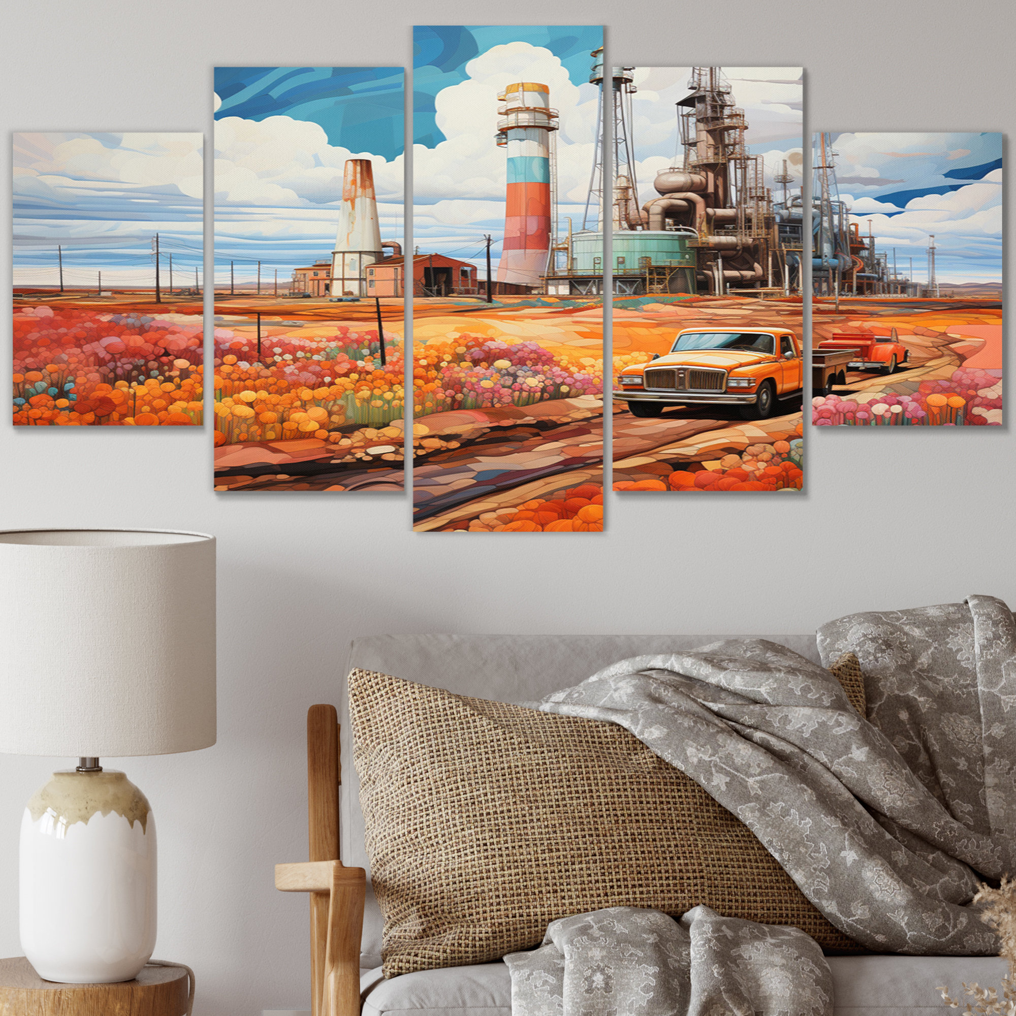 Williston Forge Orange Oil Rigs Rig Resonance I - Oil Rigs / Fields ...