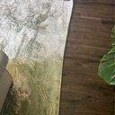 Wrought Studio Charniqua Modern Abstract Marble Design Green Area Rug ...