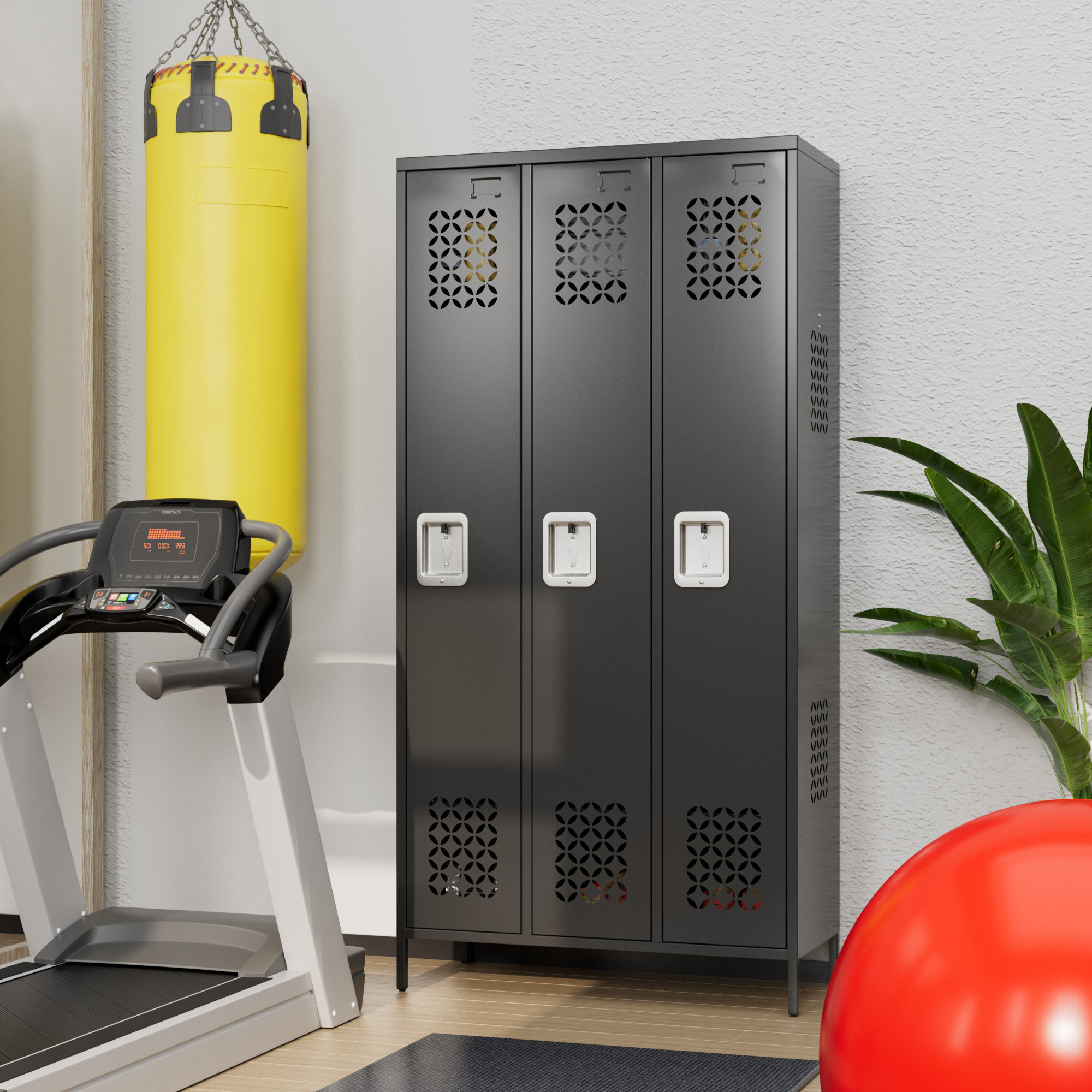 Latitude Run® Metal Lockers For Employees School Office Gym Home ...