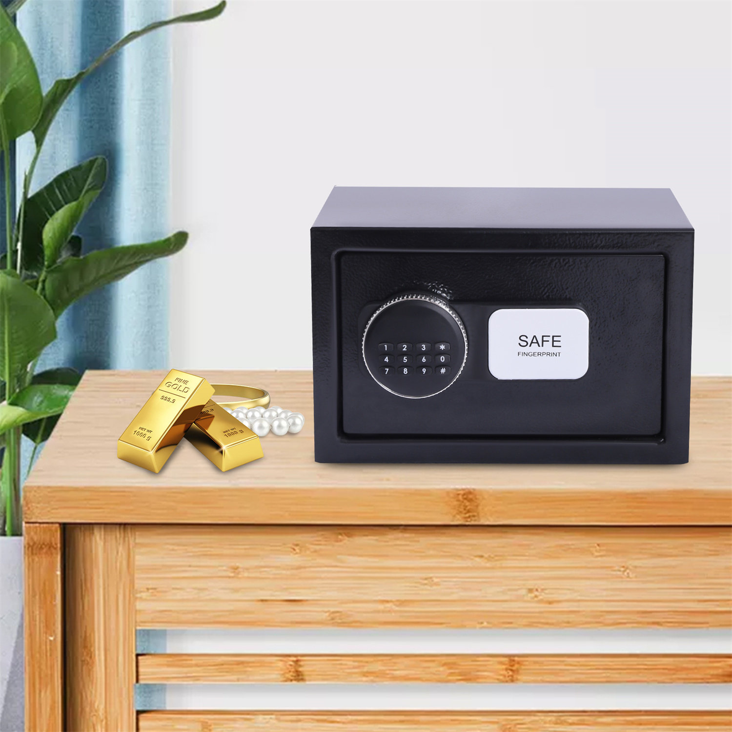 YINXIER Personal Dual-Lock Steel Safe Box With 4 Batteries - Wayfair Canada