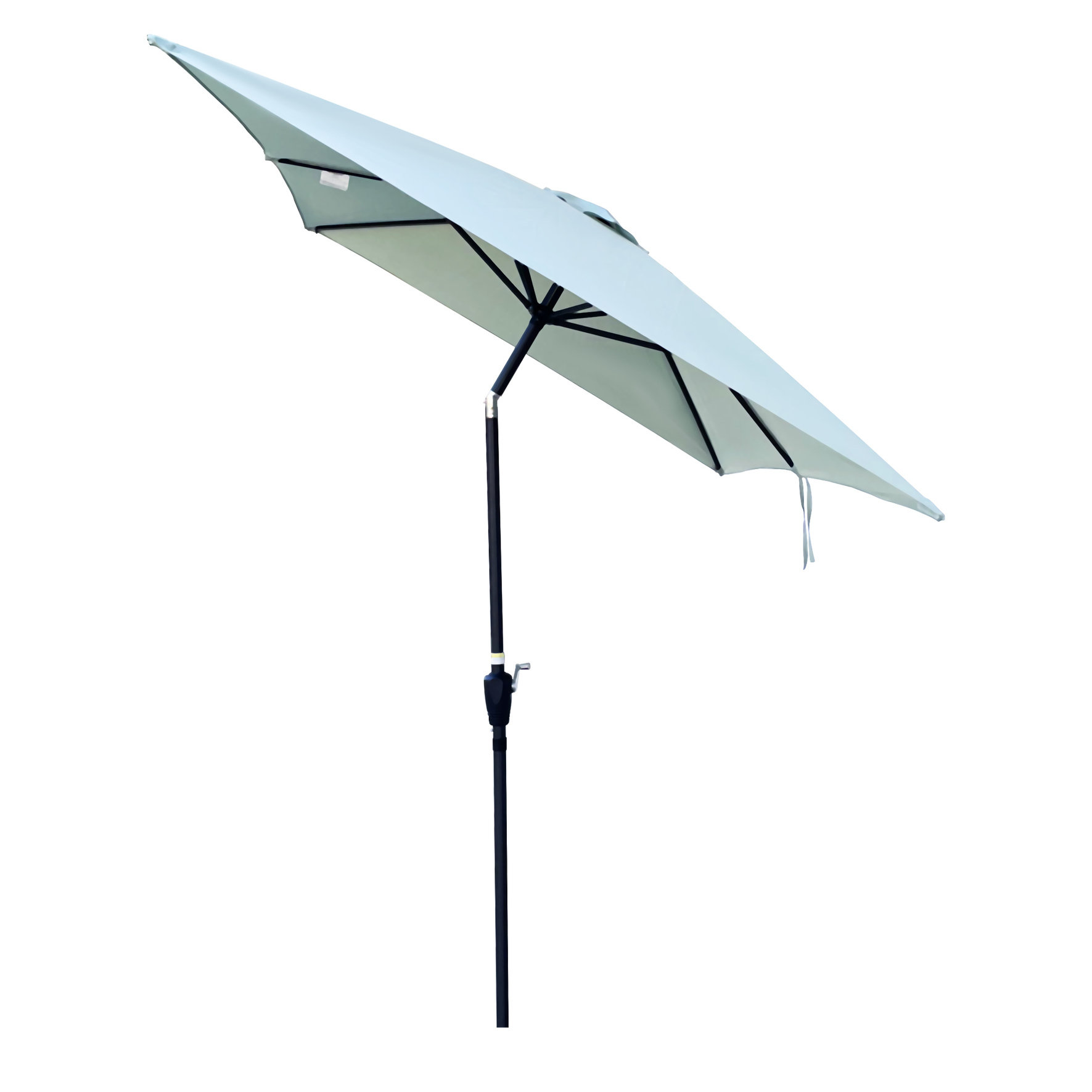 Arlmont & Co. Patio Umbrella 6x9ft Outdoor - Canopy, Push Button Tilt ...