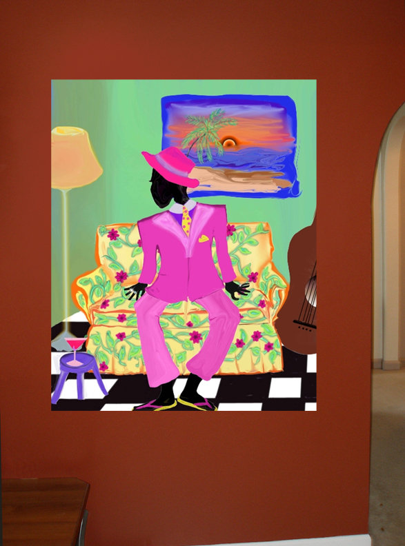 Winston Porter Bajan Jazzman by Jennifer Pick's - Graphic Art Print ...