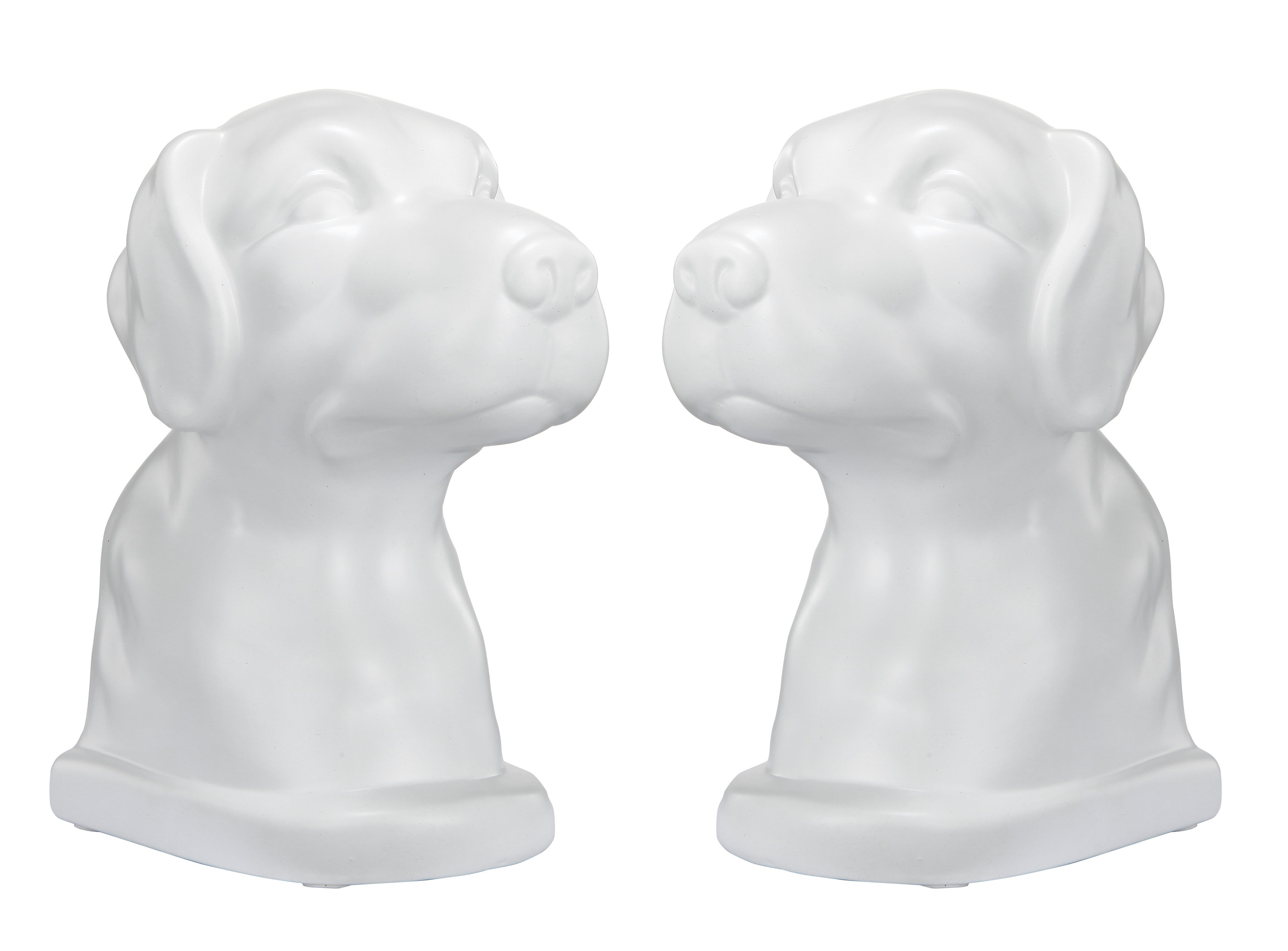 A&B Home Dog Head Bookends | Wayfair