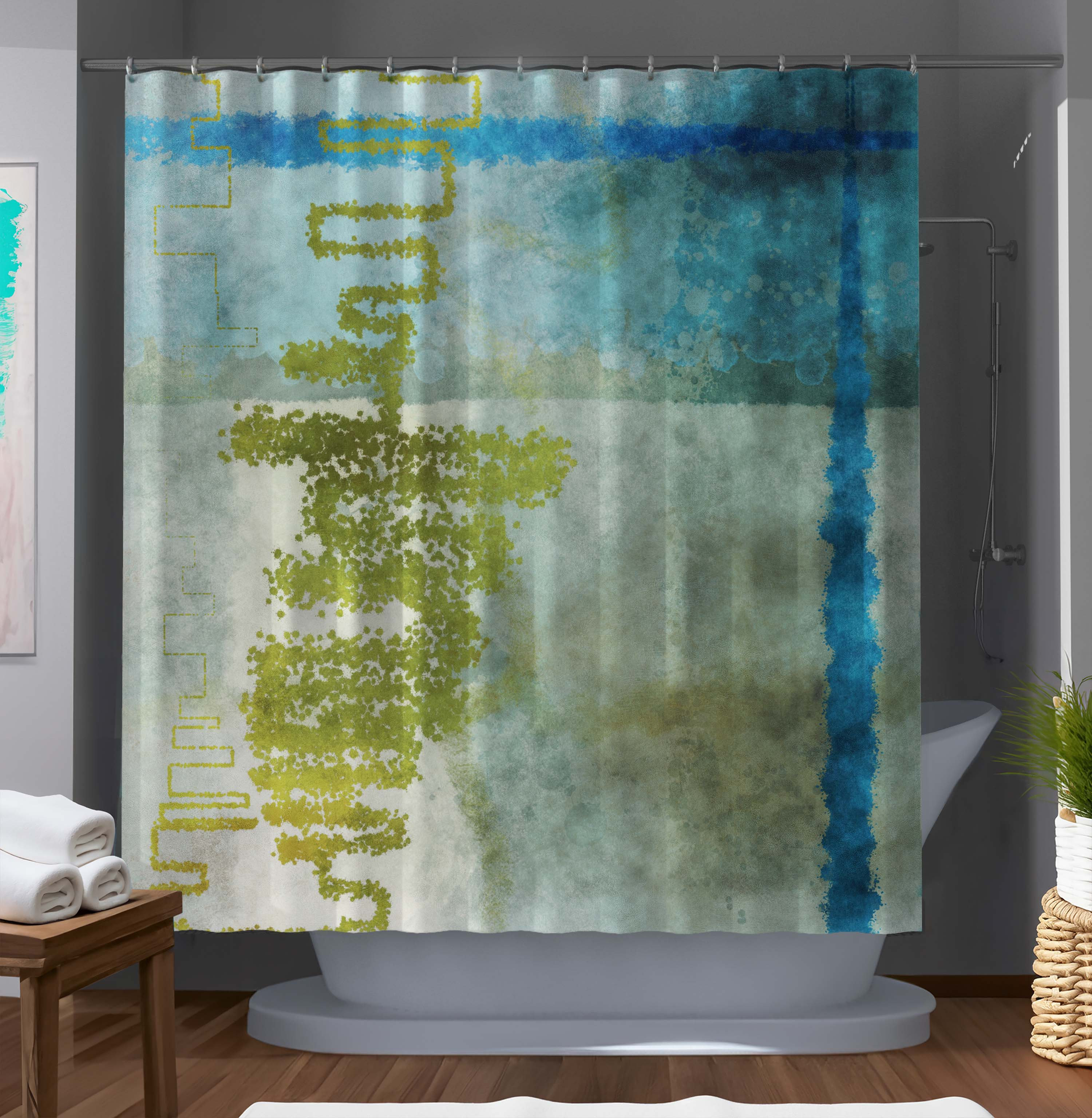East Urban Home Brief Exhilaration Shower Curtain | Wayfair