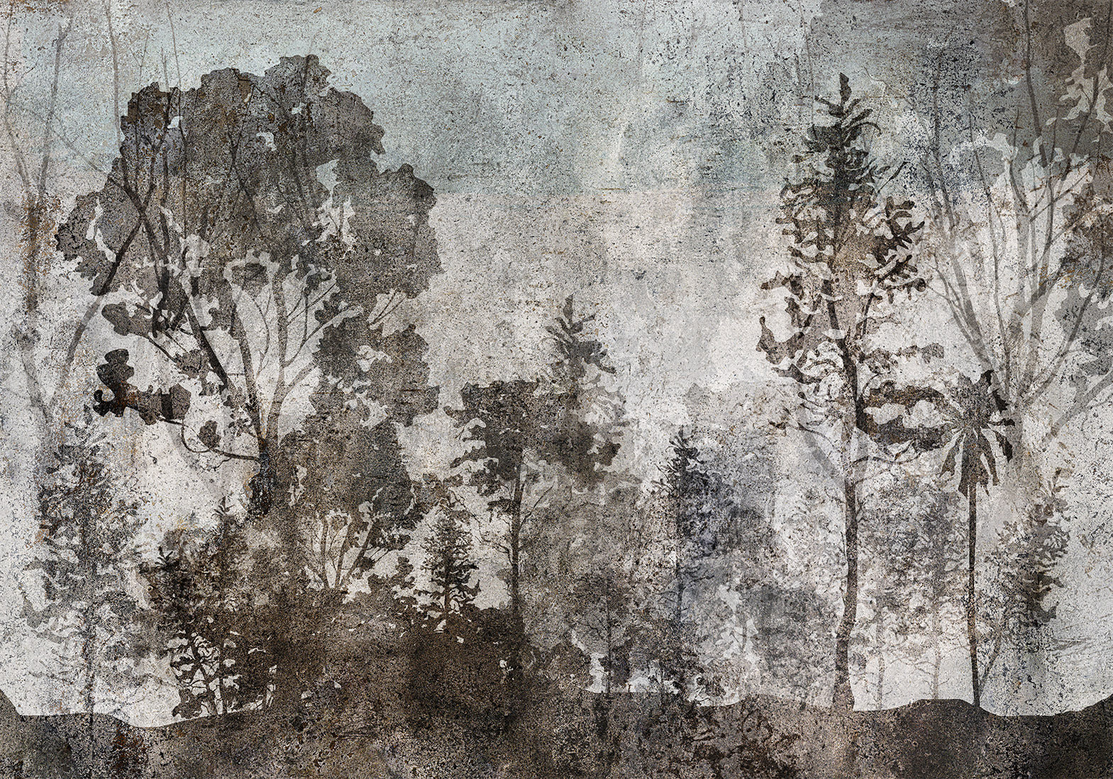 Loon Peak® Botanical Wallpaper Wall Mural - Symbiosis With Nature | Wayfair