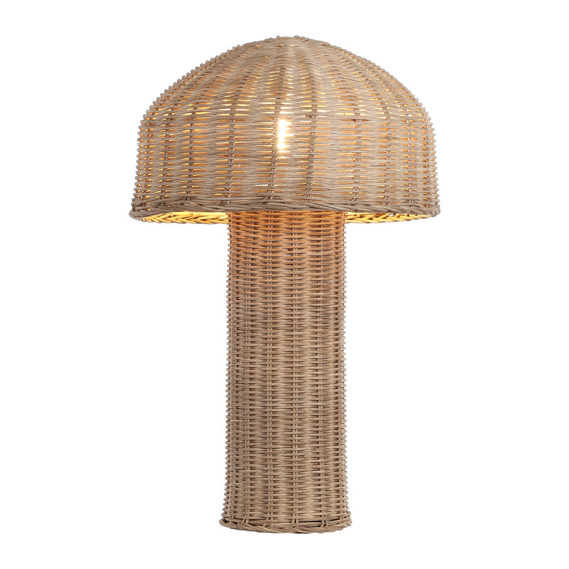 Joss & Main Pearson Wicker/Rattan Table Lamp | Wayfair