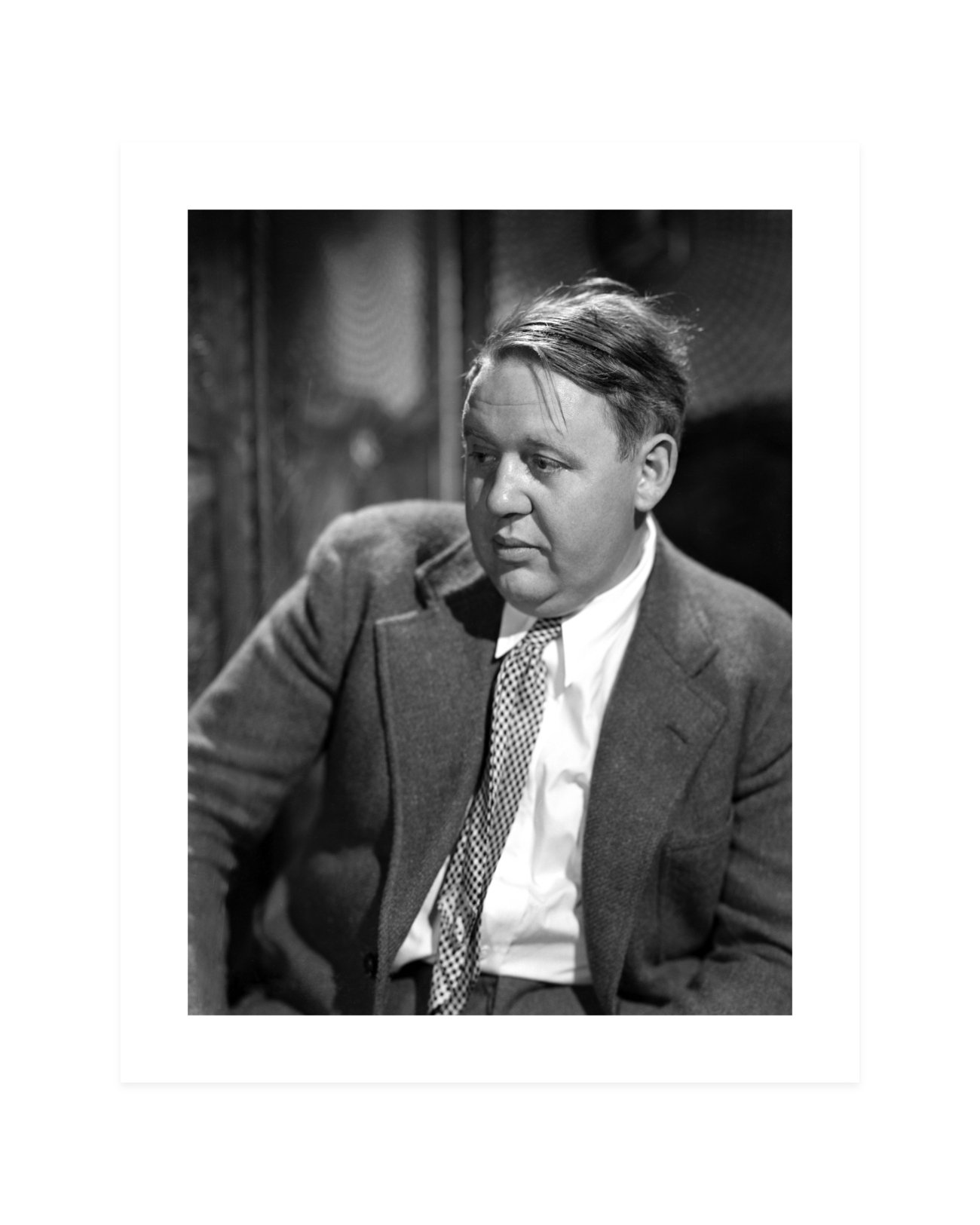 Globe Photos Entertainment & Media Thoughtful Charles Laughton ...