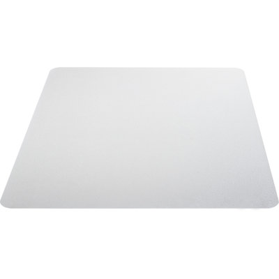 Lorell Rectangle Chair Mat with Straight Edge for Firm Surfaces ...