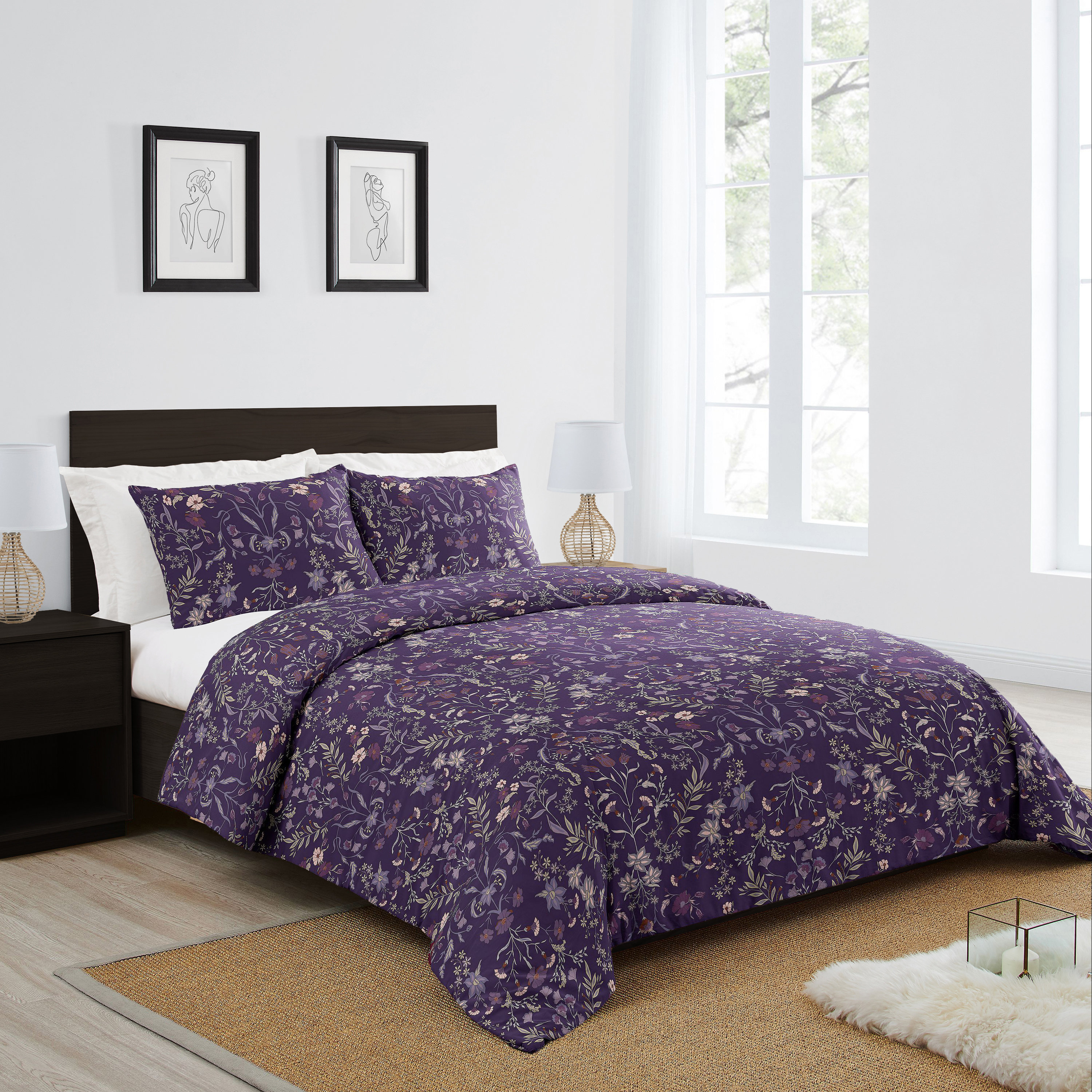dark plum bedding