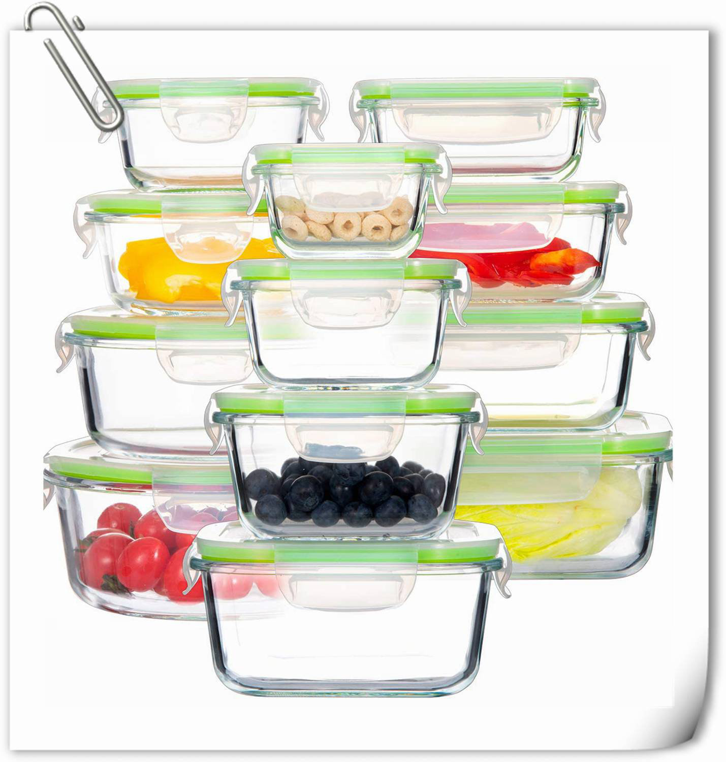 Prep & Savour Diaco Glass Food Storage Container | Wayfair