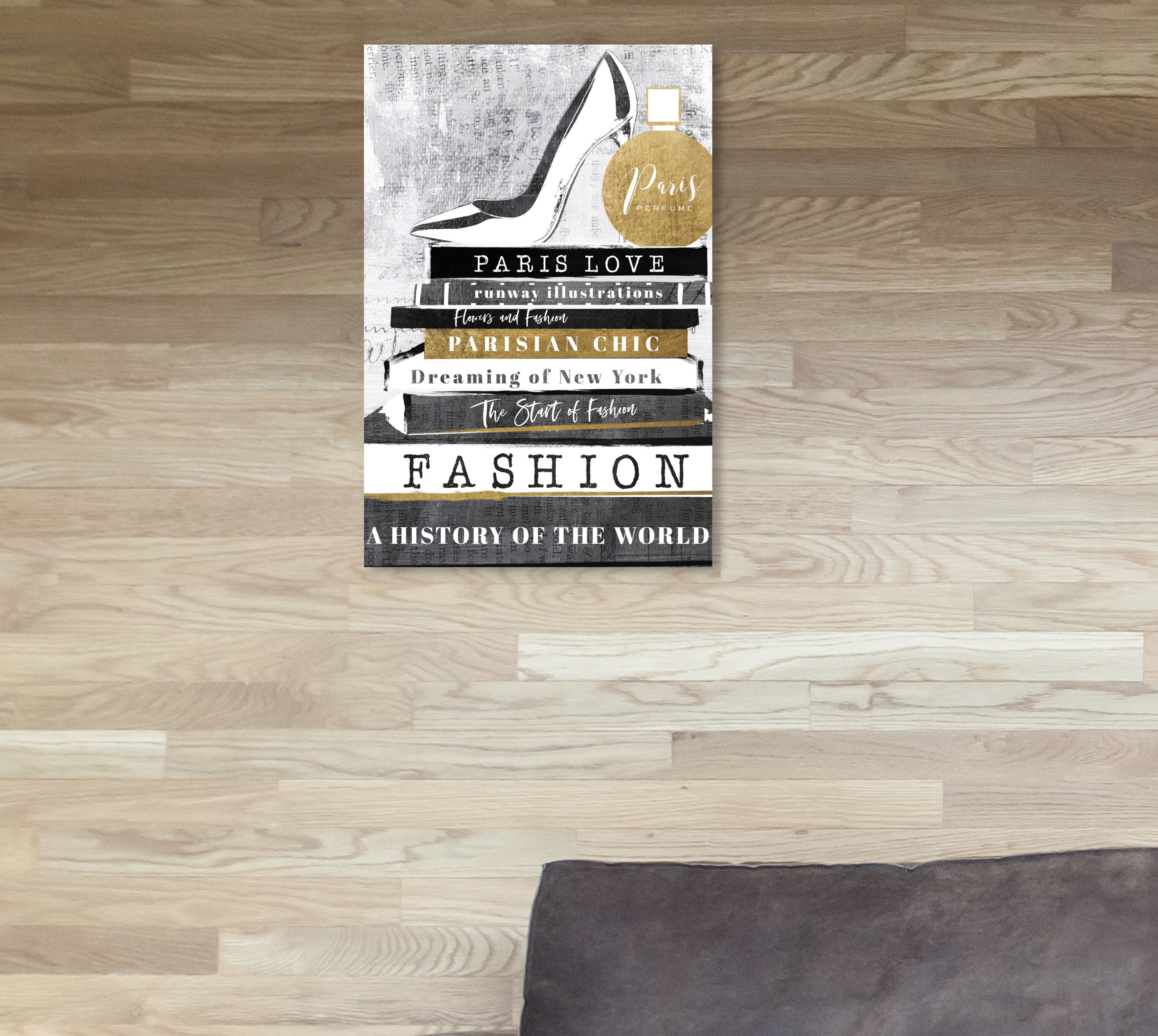 Willa Arlo™ Interiors Damilola Runway Books and Perfume' Textual Art ...