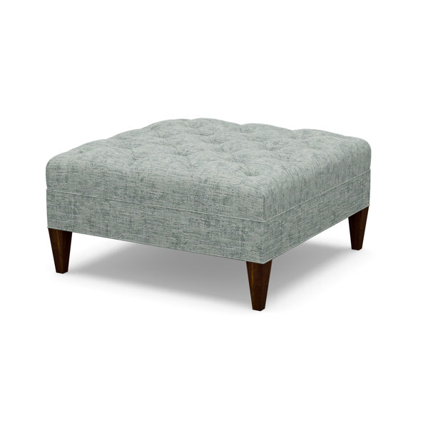Paul Robert 42" Wide Tufted Square Cocktail Ottoman | Perigold