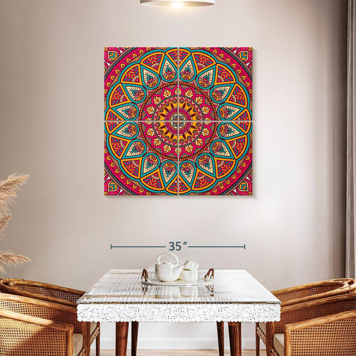 Winston Porter Funky Tribal Mandala | Wayfair