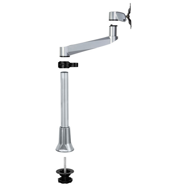 Mount-It Full Motion Height Adjustable Monitor Desk Mount For TVs ...