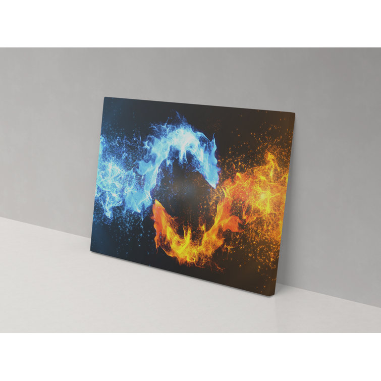 Ivy Bronx Fire And Ice Canvas | Wayfair.co.uk