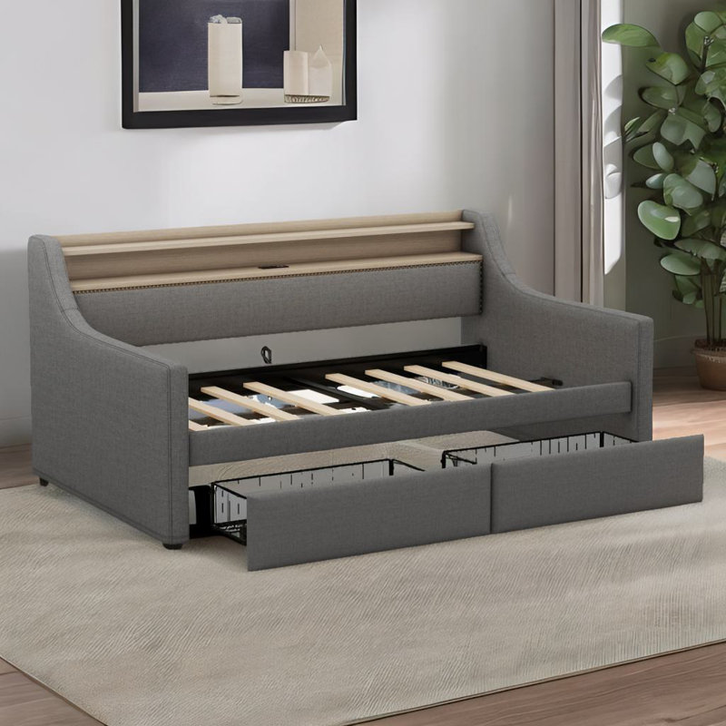 Lark Manor™ Twin Size Daybed With Storage Drawers | Wayfair