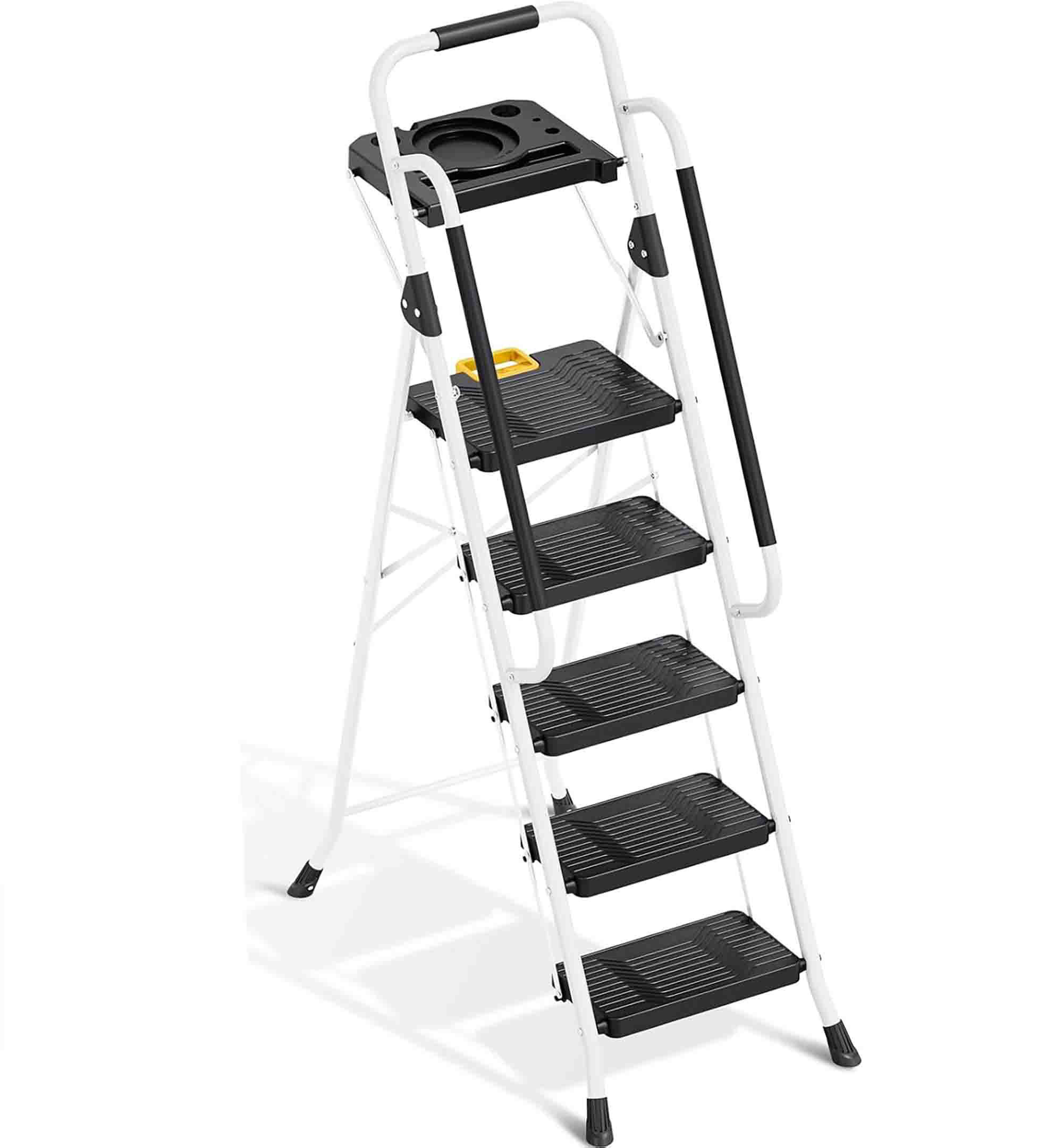 Brayden Studio® 5 - Step Steel Folding Step Ladder | Wayfair