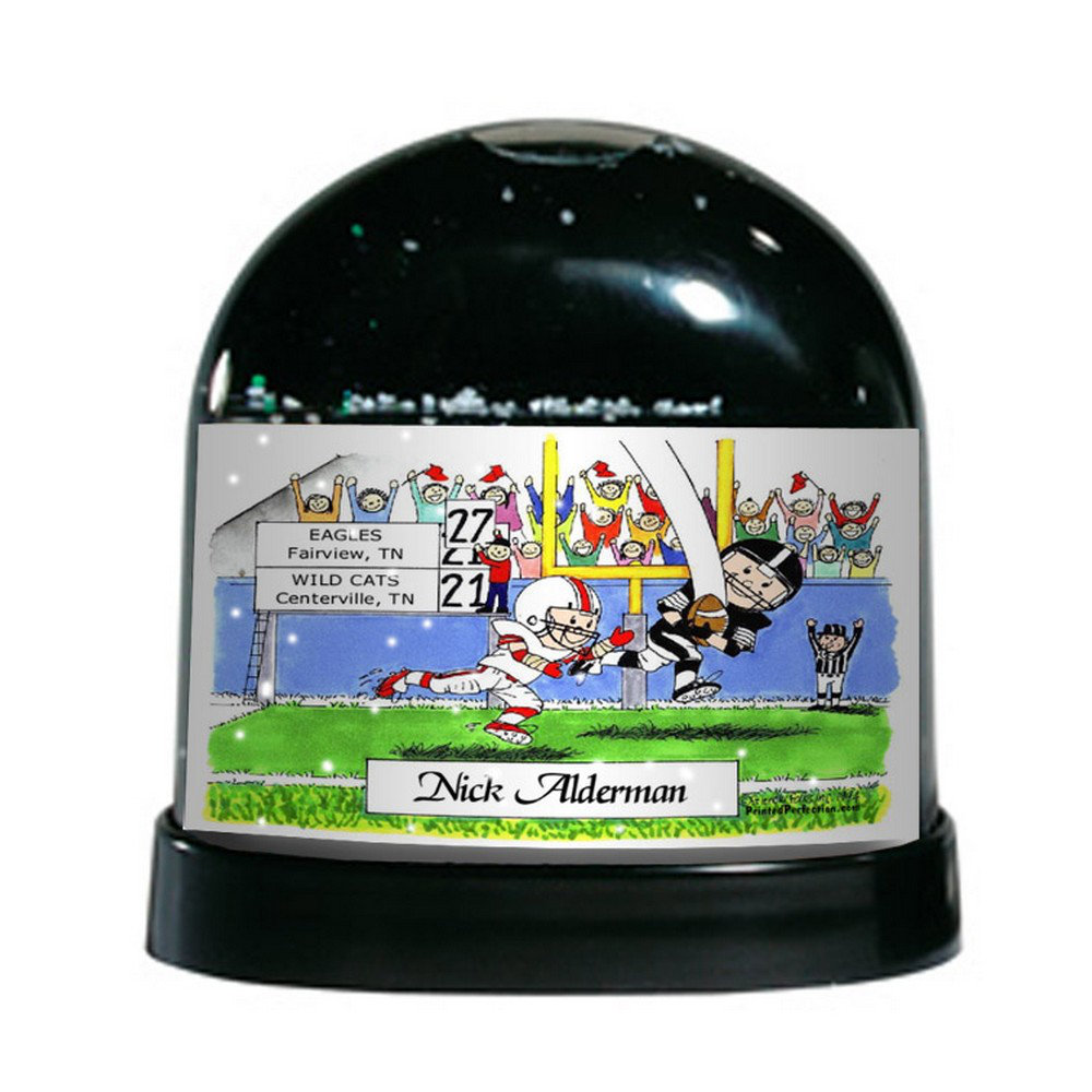 The Holiday Aisle® Friendly Folks Cartoon Caricature Football Player ...