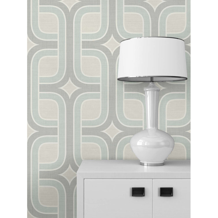 Ivy Bronx Allicyn Geometric Wallpaper | Wayfair