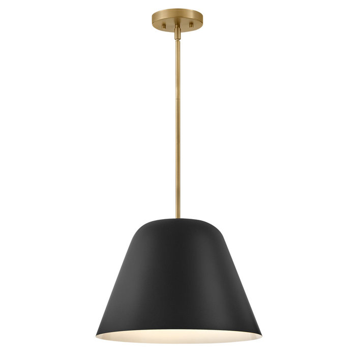 Cayson Single Light Metal Steel Pendant | Joss & Main
