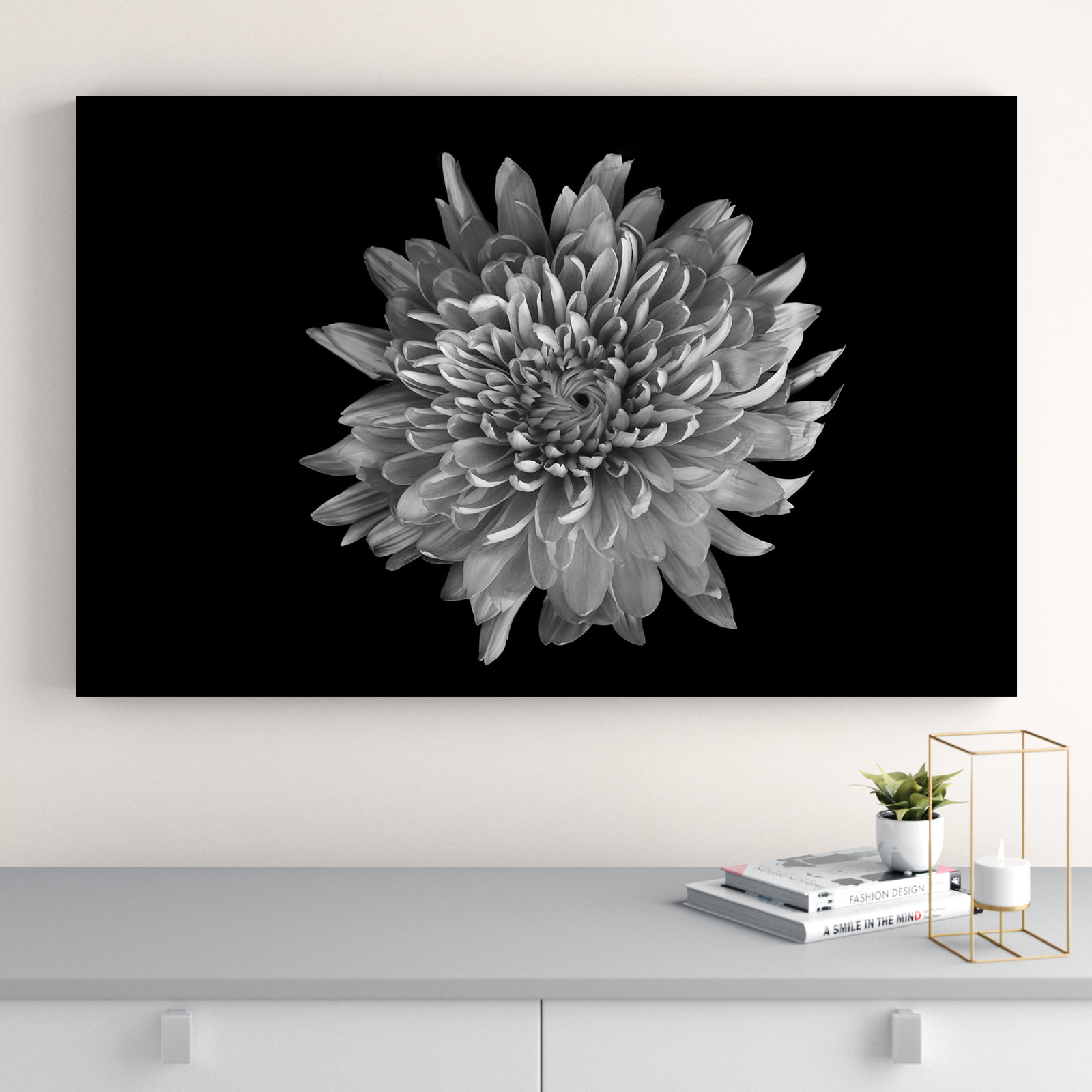 Wade Logan Chrysanthemum by Lori Hutchison - Wrapped Canvas Graphic Art ...