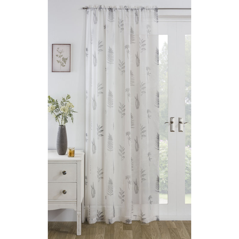 Brambly Cottage Tony Slot Top Semi Sheer Curtain & Reviews | Wayfair.co.uk