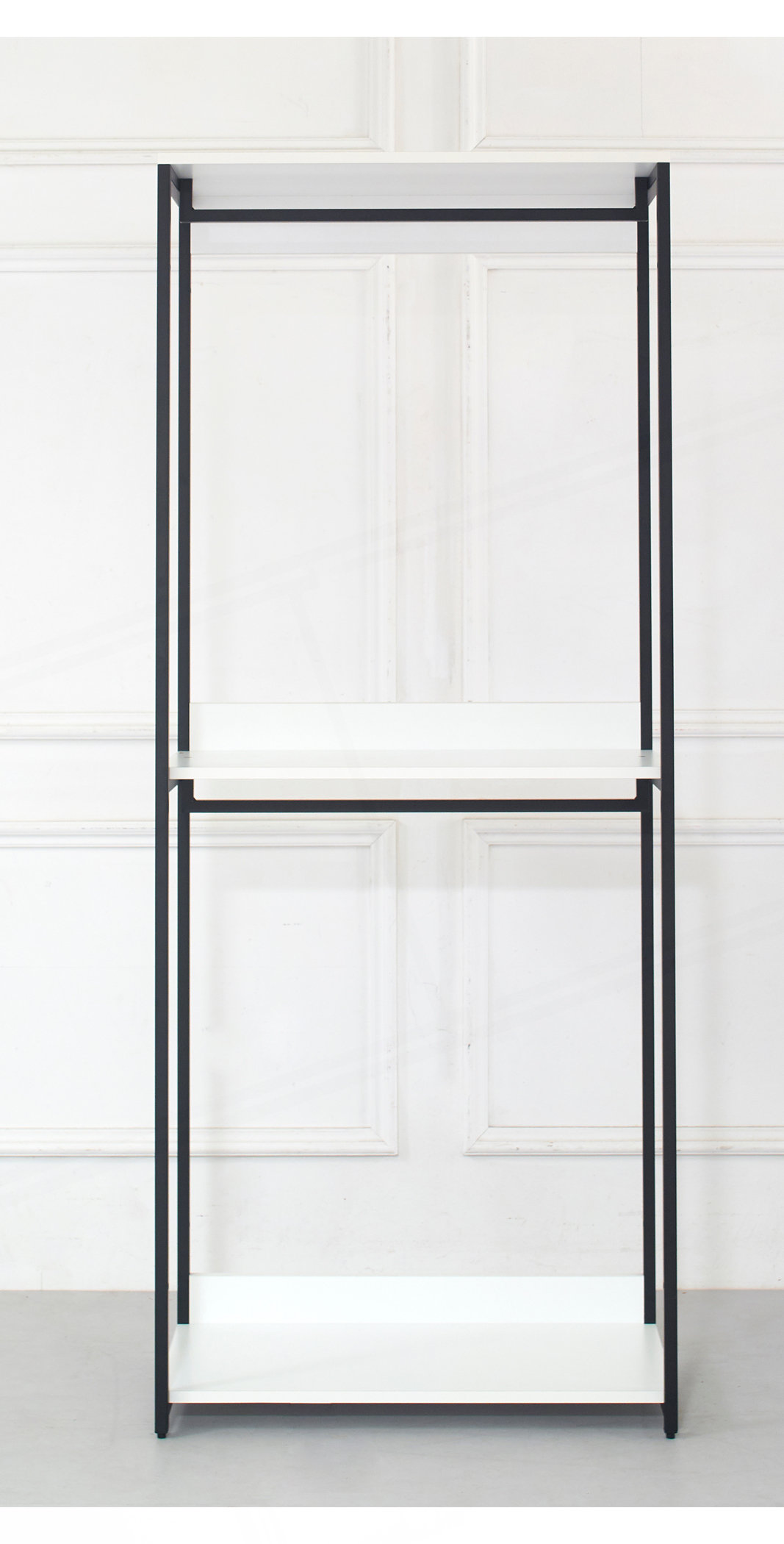 Ebern Designs Fiona 32" Wood And Metal Walk-In Closet With One Shelf ...