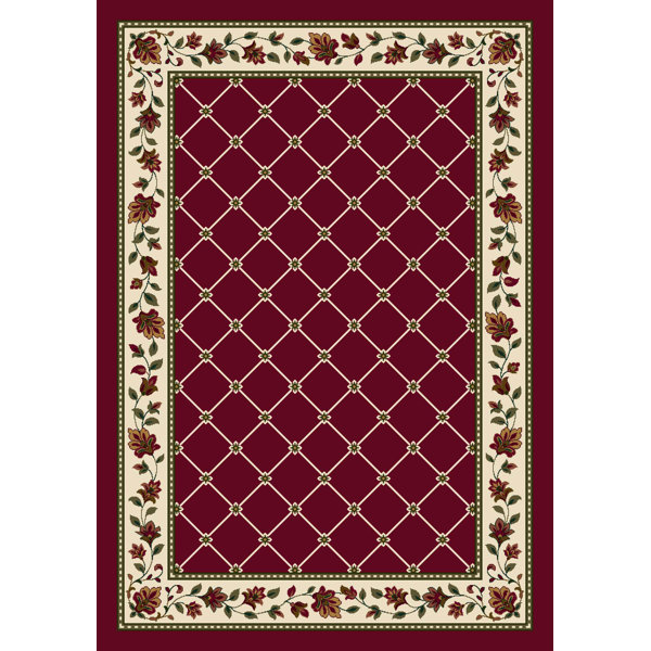 Milliken Signature Symphony Brick Floral Lattice Area Rug & Reviews ...