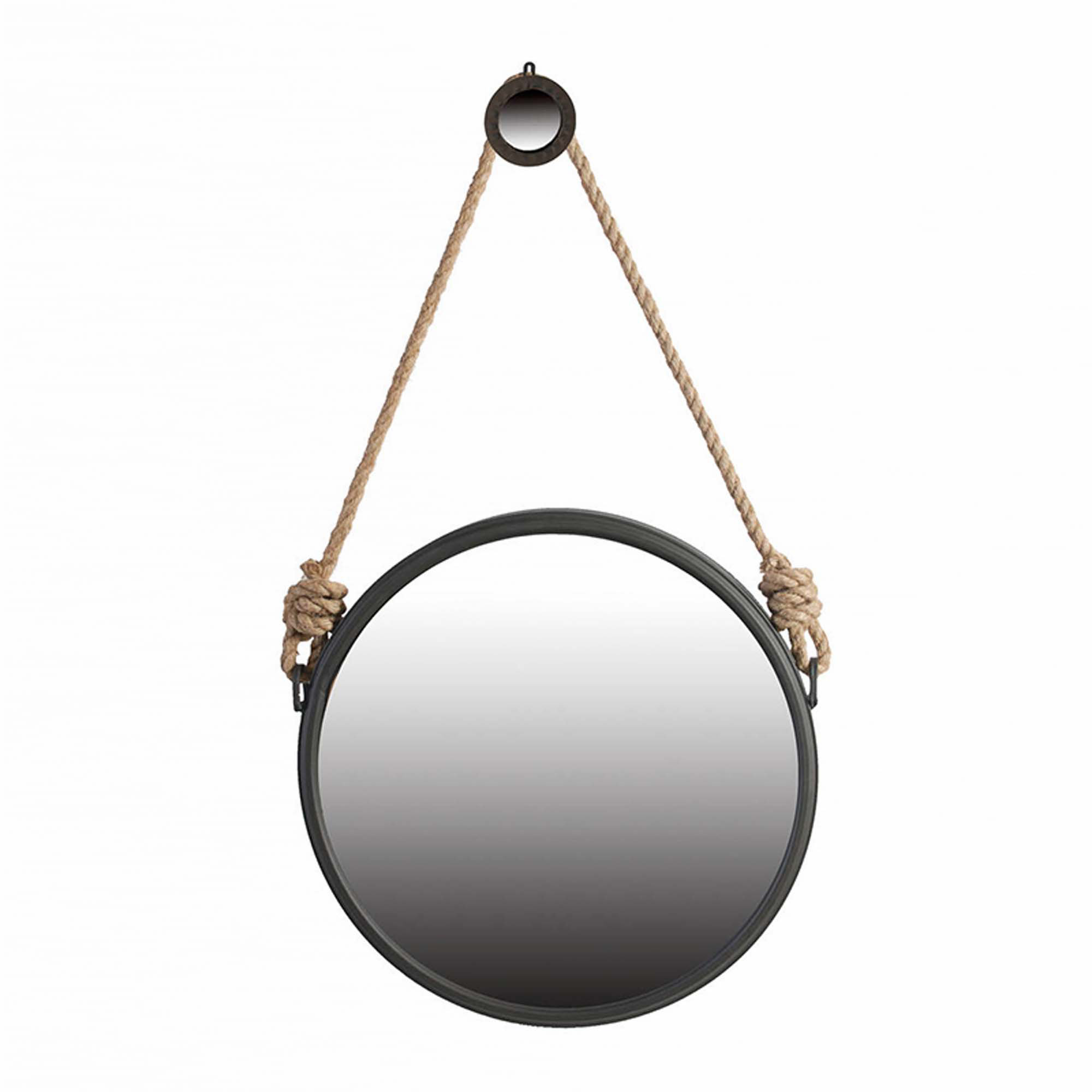 Breakwater Bay Handsome Cleveland Mirror with Rope Strap | Wayfair