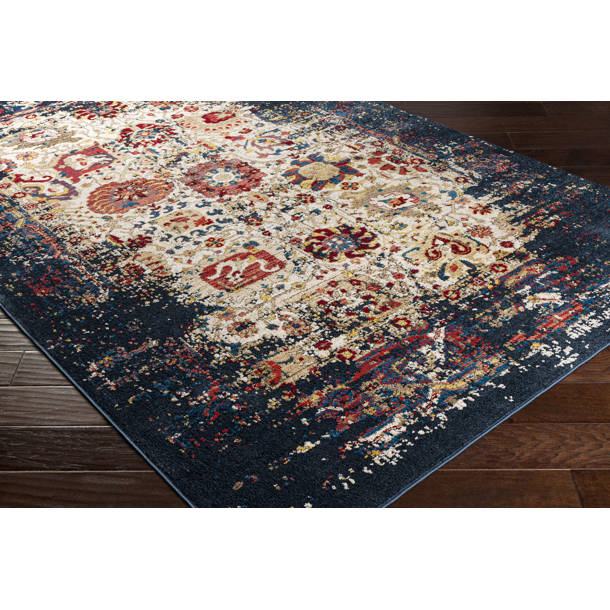 Bungalow Rose Hasrat Floral Rug & Reviews | Wayfair