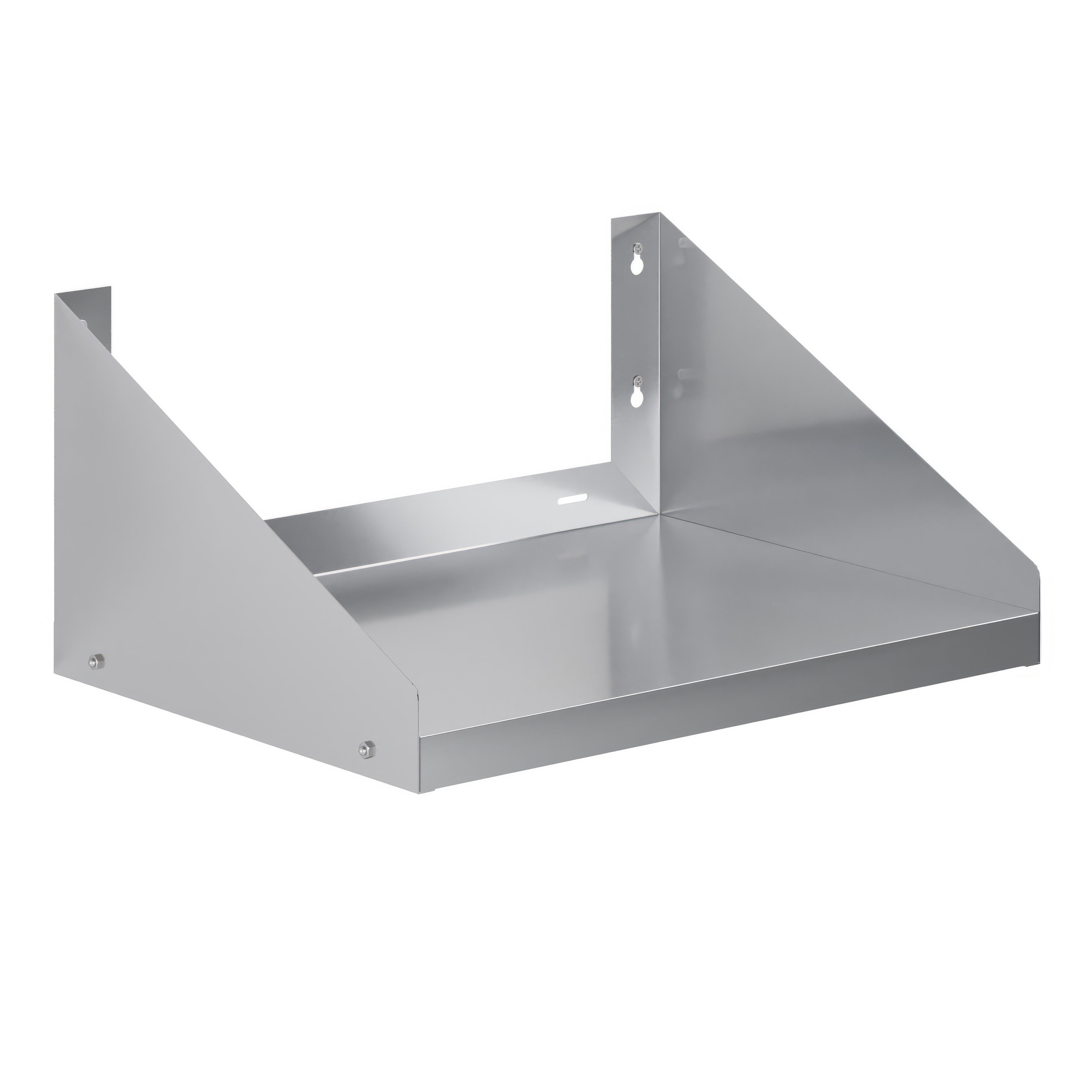 Amgood 18 in. x 24 in. Stainless Steel Wall Shelf With Side Guards ...