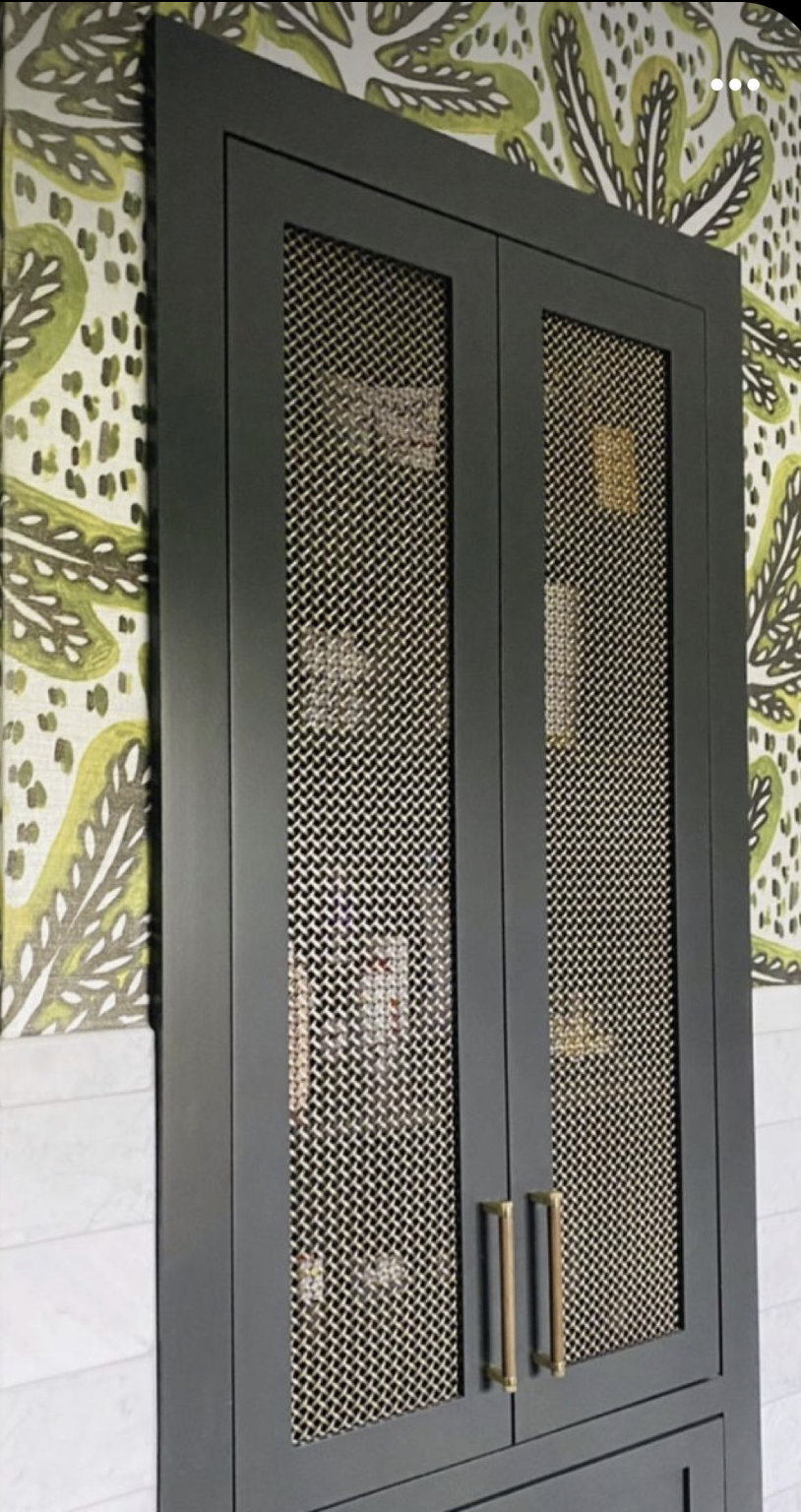 rustikehome.com Wire Mesh Antique Bronze Architectural Woven Furniture ...