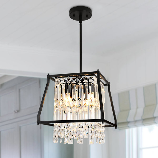 Mercer41 Maybrie 4 - Light Black Crystal Pendant - Wayfair Canada