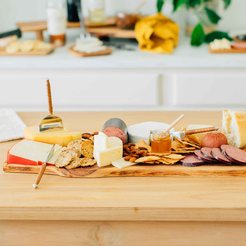 Millwood Pines Braxdon Acacia Wood Cheese Board | Wayfair