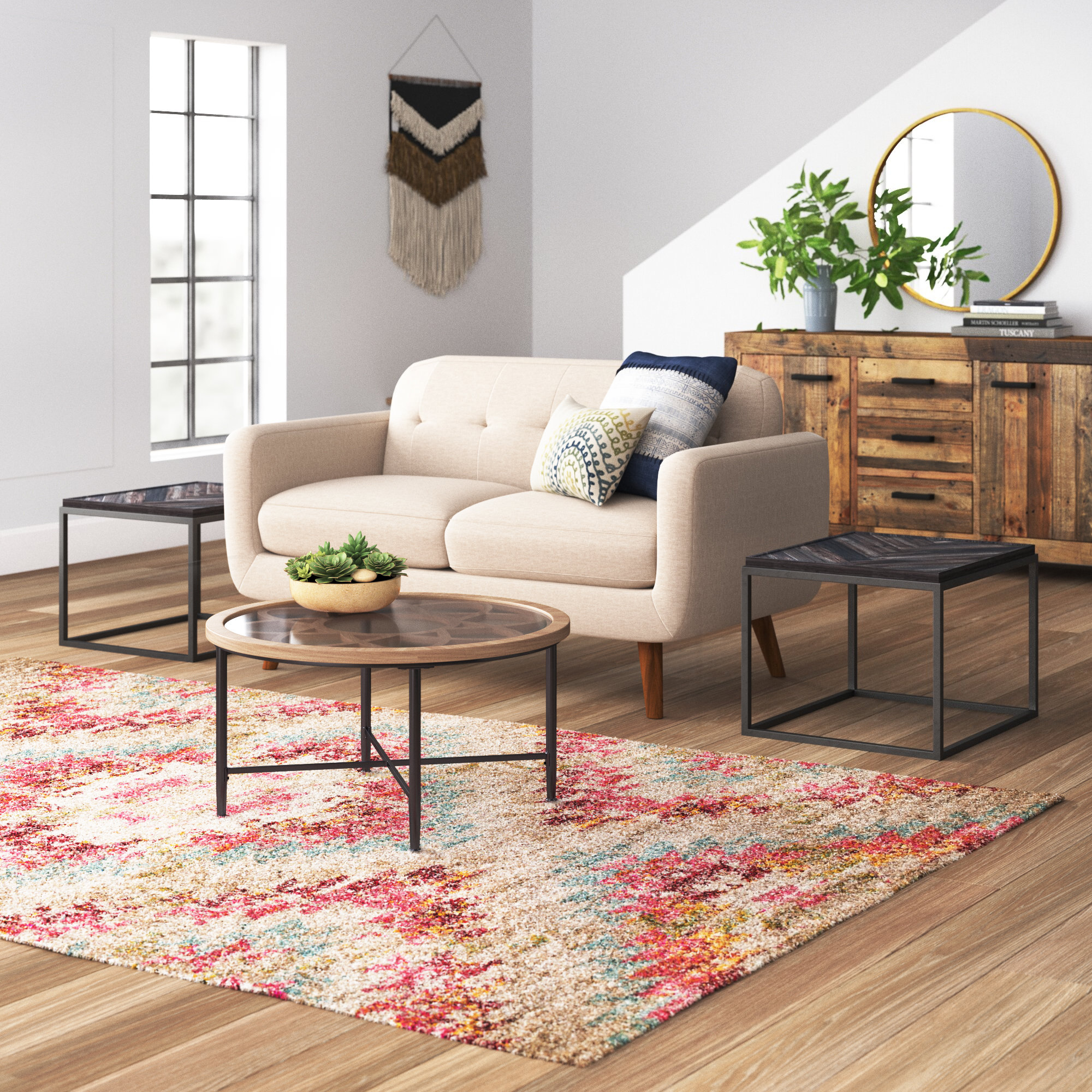 17 Stories Antoneisha 4 Legs Coffee Table & Reviews - Wayfair Canada