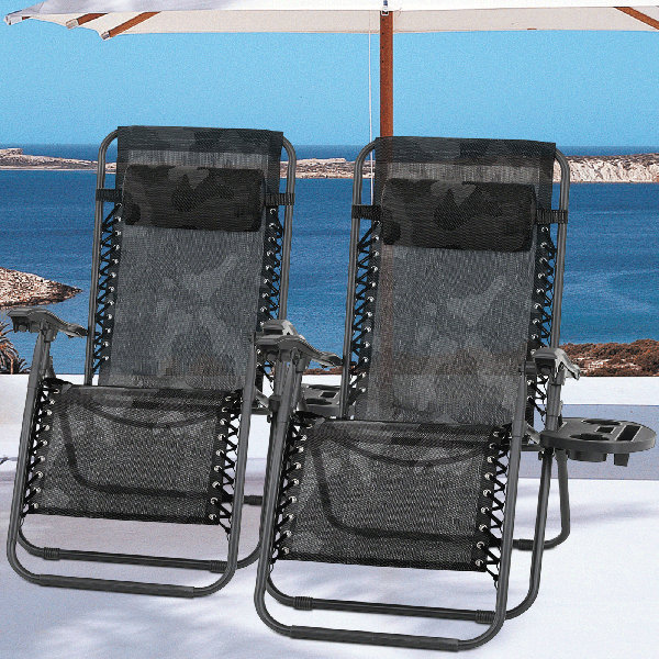 Arlmont & Co. Addisson Folding Beach Chair | Wayfair